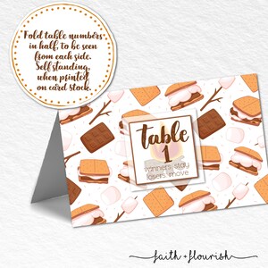 Printable S'mores Bunco Bundle Set, Year Round Camping Smores Bunco ...