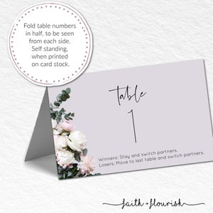 Printable Floral Bunco Bundle Set, Let's Bunco Beautiful Score Card ...