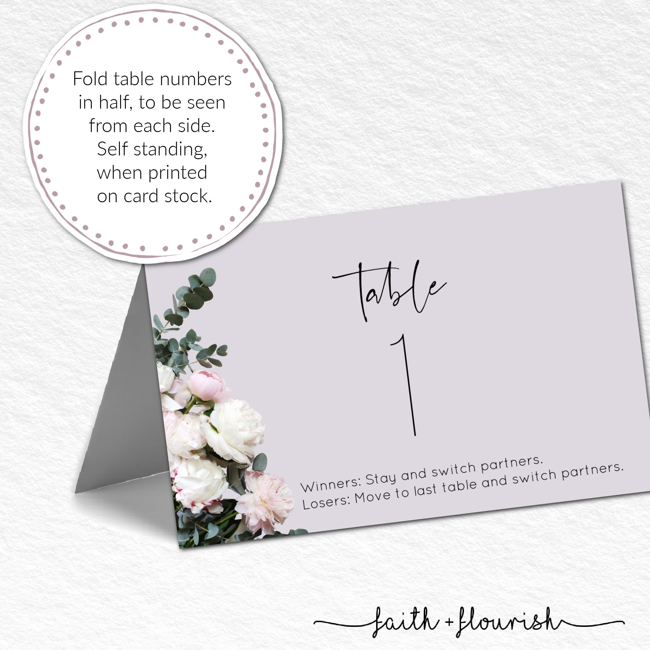 Printable Floral Bunco Bundle Set, Let's Bunco Beautiful Score Card ...