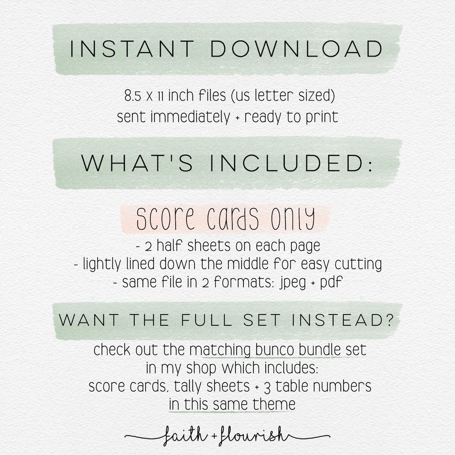 Bunny Bunco Score Card, Watercolor Easter Rabbit (instant Download) - Etsy