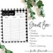 Printable Buffalo Check Sign in Sheet Black and White Sign in - Etsy