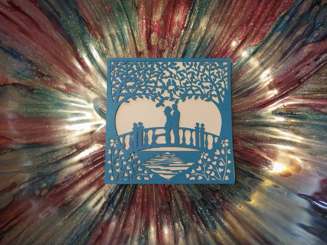 Wedding Card Cut Files Invitation Thank You Card - Etsy