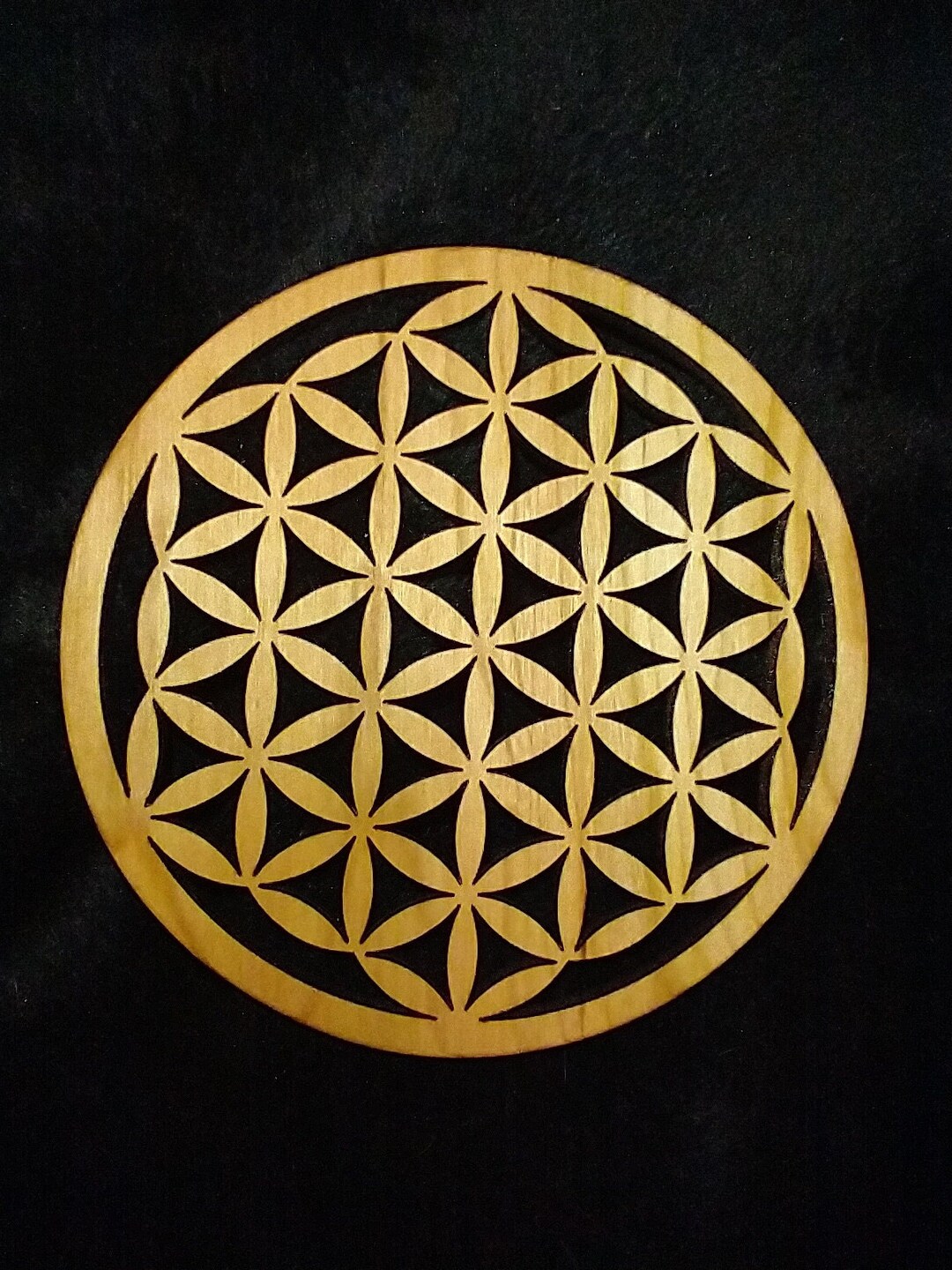 Flower of Life Sacred Geometry Laser Coaster Cutting and Engraving File ...