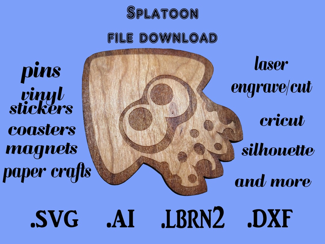 Splatoon Laser and Cutting Machine Files Download. Laser, Cricut ...