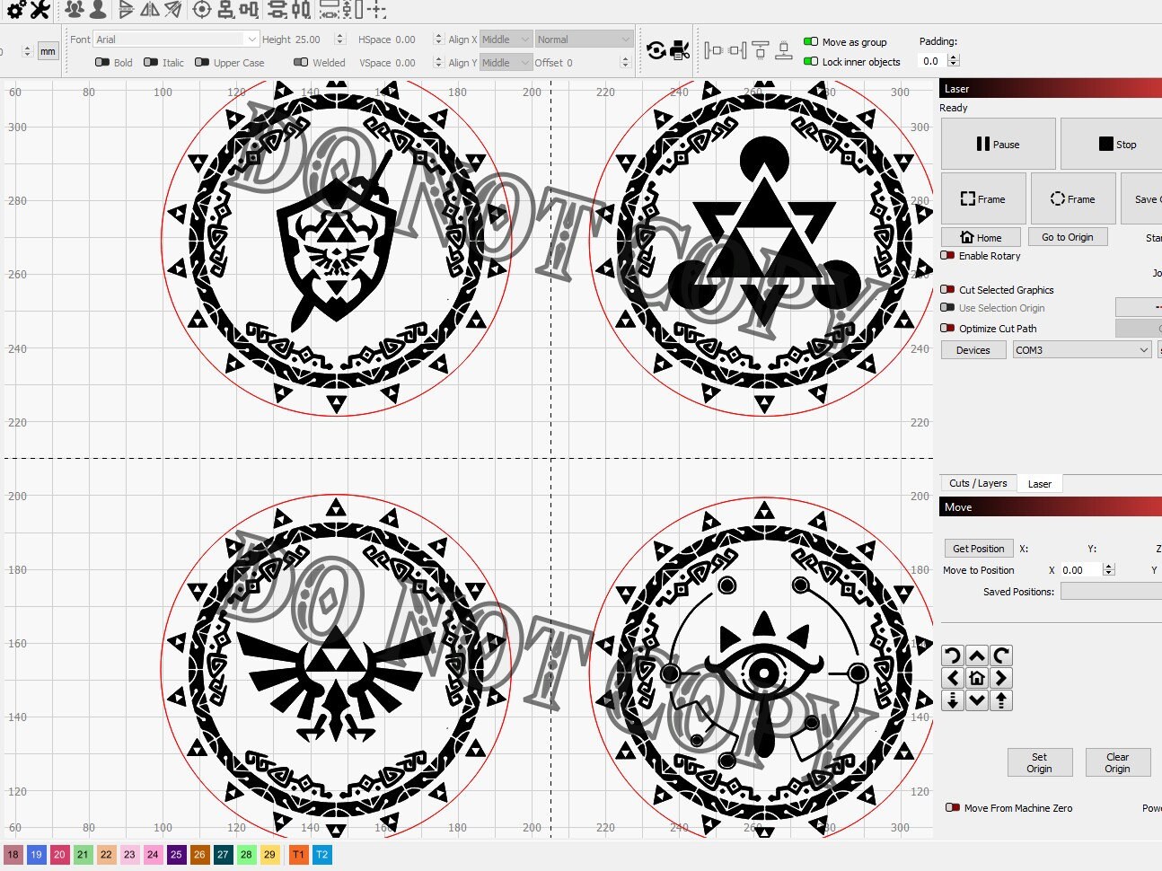 Zelda Coaster Engrave and Cut File Download - Etsy