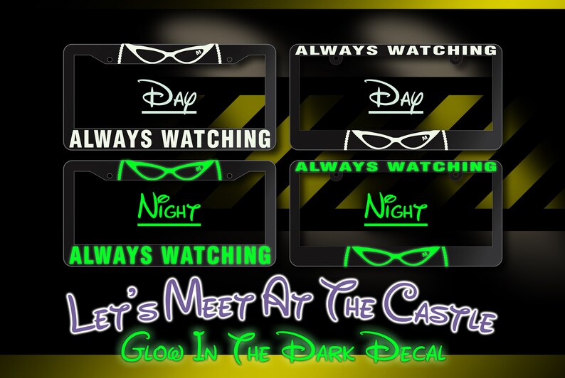 Monsters Inc Roz Inspired License Plate Frame, Always Watching - Etsy
