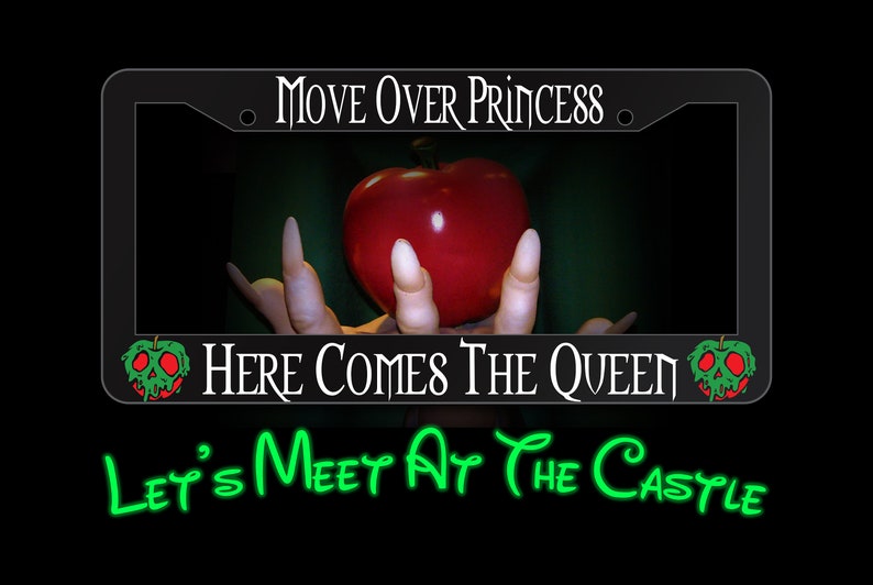 Move Over Princess Here Comes the Queen License Plate Frame | Etsy