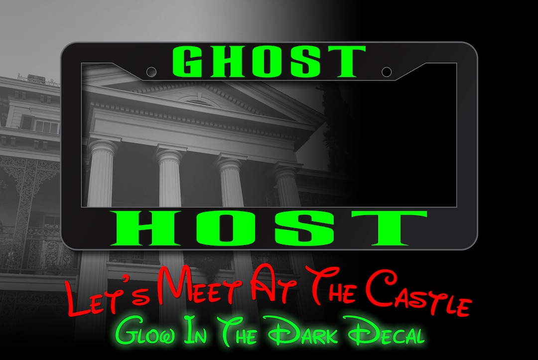 Ghosts Host Haunted Mansion Inspired - Glow in the Dark Disney Inspired ...