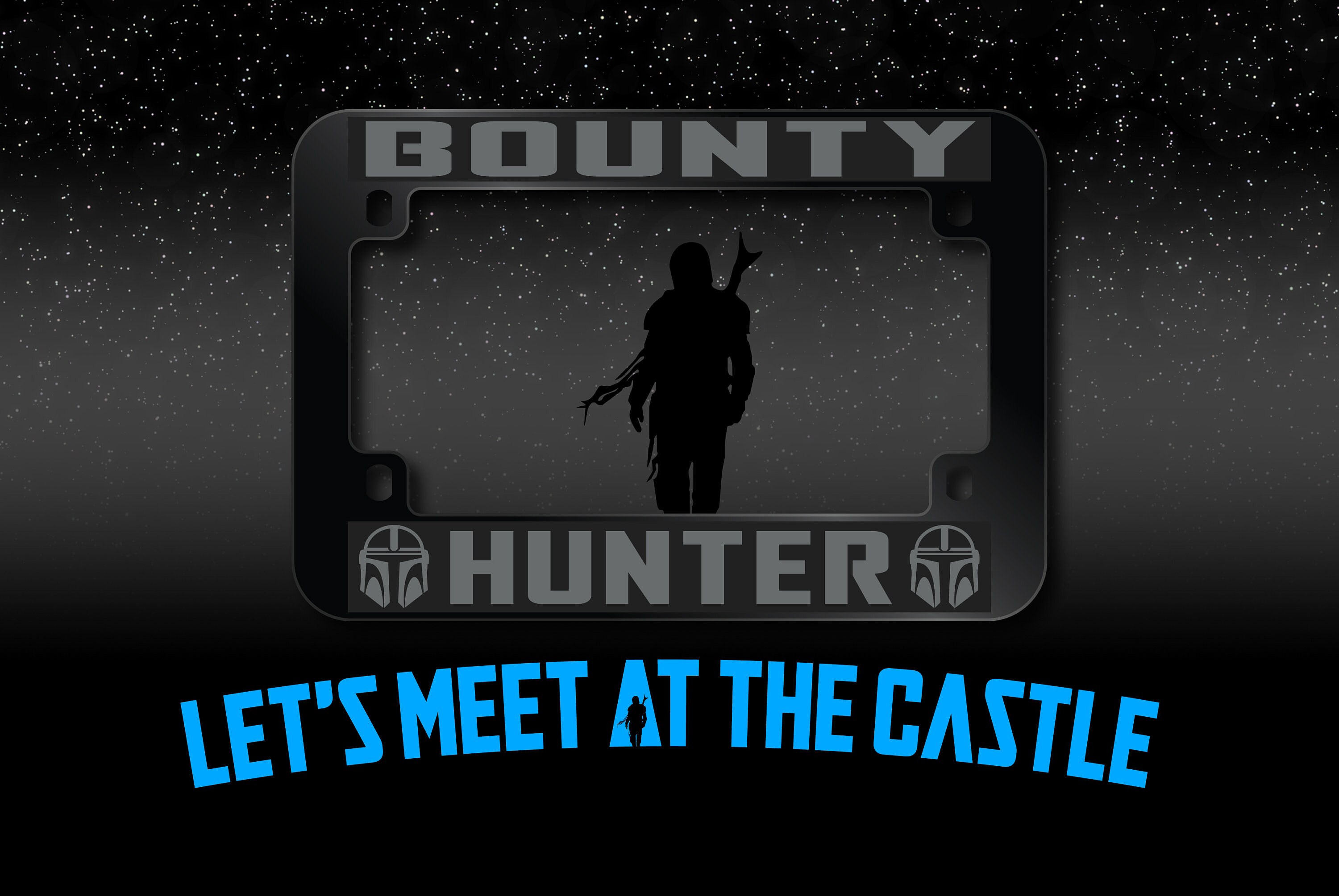 Mandalorian Inspired This is the Way - Bounty Hunter License Plate ...