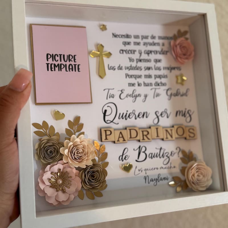 Godparents Shadow Boxes - Etsy