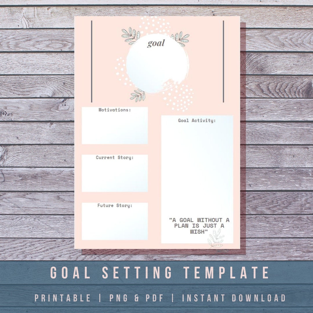 Goal Planner Printable 2021 / Goal Setting / PDF / Printable / Download ...