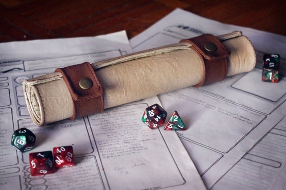 Scroll of Rolling Dice Rolling Tray or Rolling Mat With | Etsy