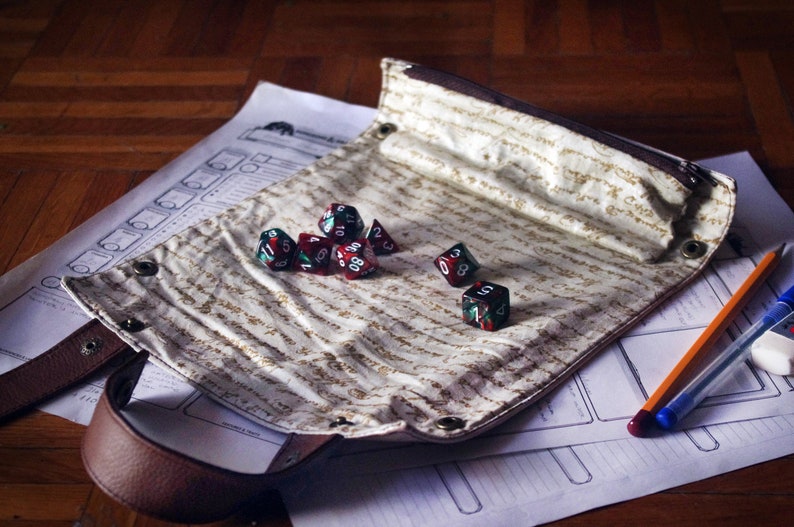 Scroll of Rolling Dice Rolling Tray or Rolling Mat With | Etsy