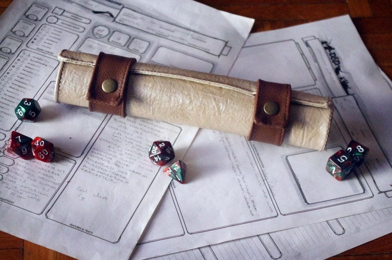 Scroll of Rolling Dice Rolling Tray or Rolling Mat With - Etsy