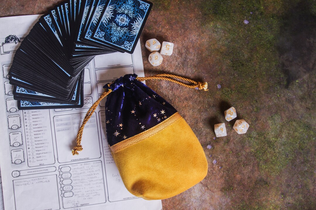 Tarot or Oracle Deck Bag, Rune Bag, Card Storage, Dice Bag or Keepsake ...