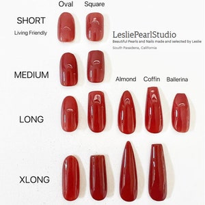 Fashion Nail Patch Finished, Blush Red Cat Eye Effect Nails, Handmade ...