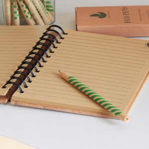 Recycled Kraft Paper Pens: Eco-friendly, Plastic-free Ballpoint Set - Etsy
