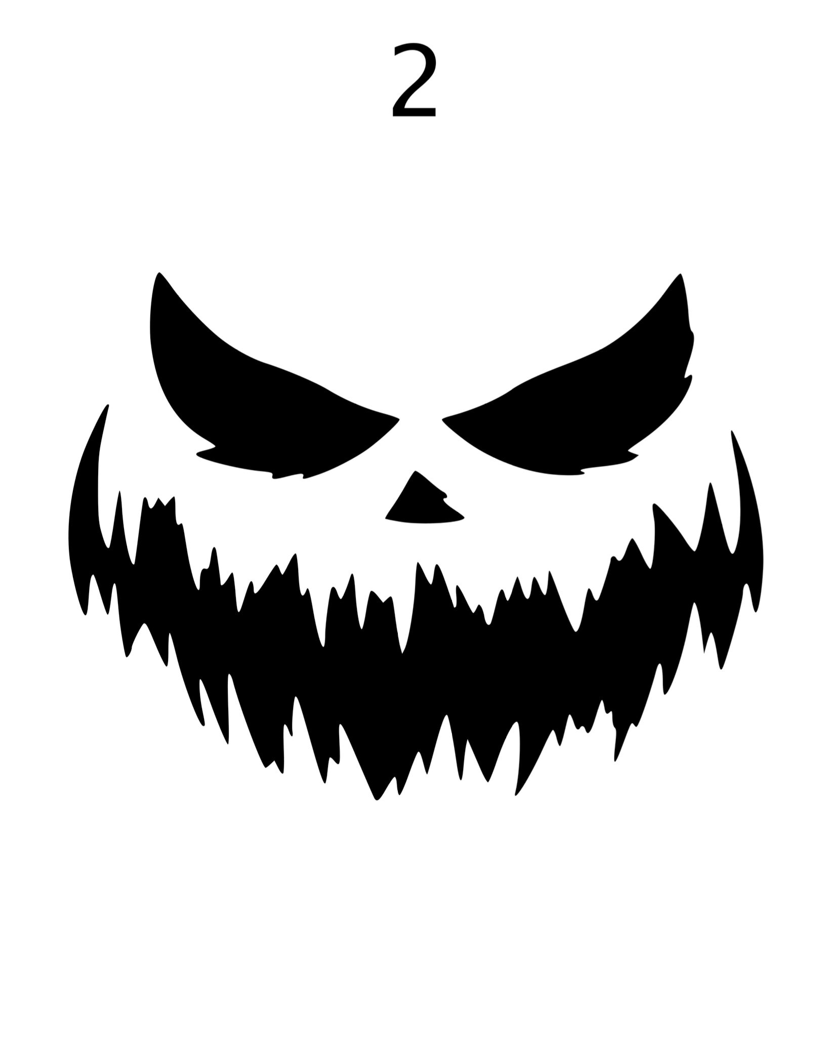 Scary Face Decal for Various Use - Etsy