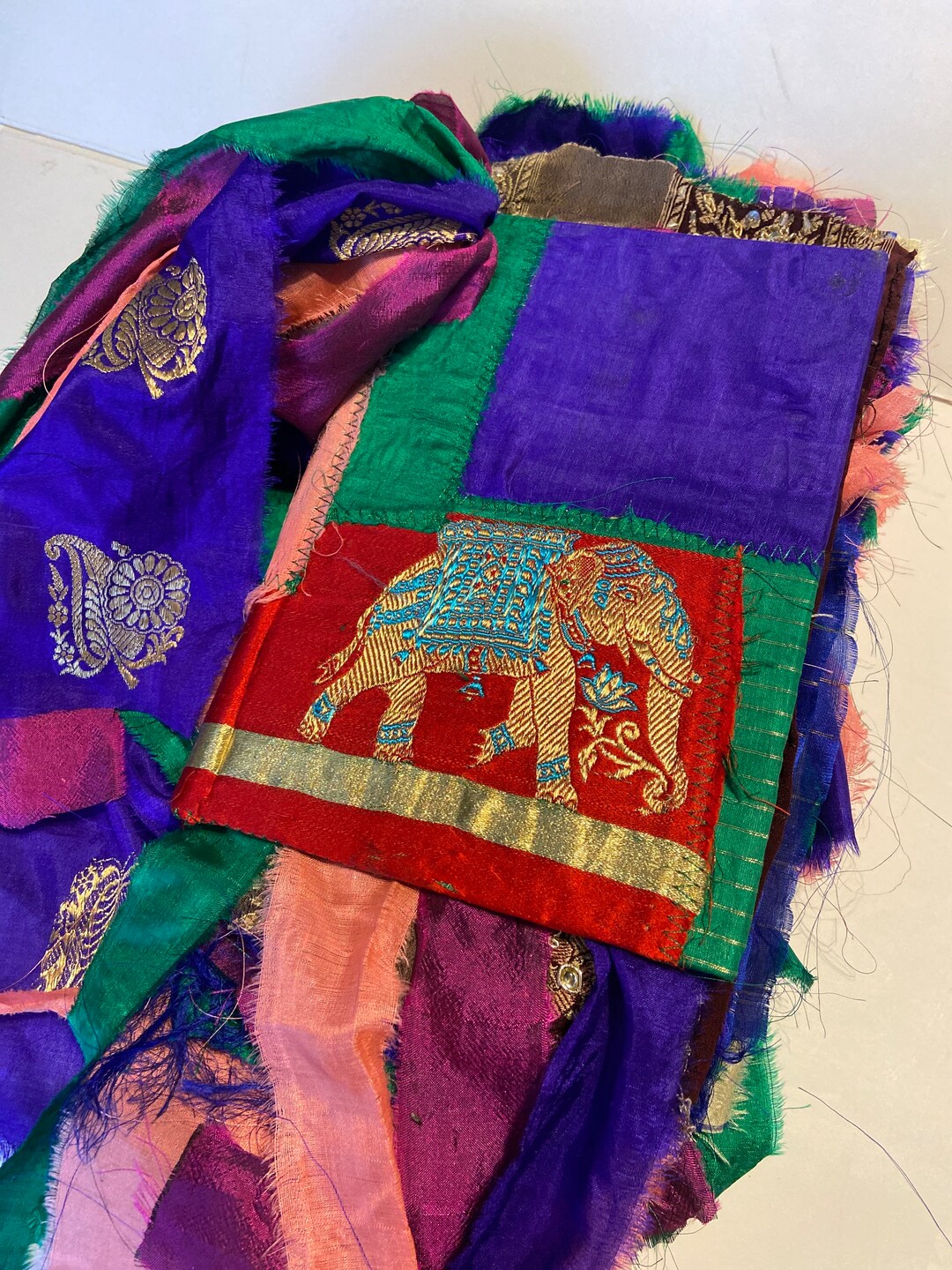 Sari Silk Samples Journal for Your Use in Your Journals (bohemian, Boho ...