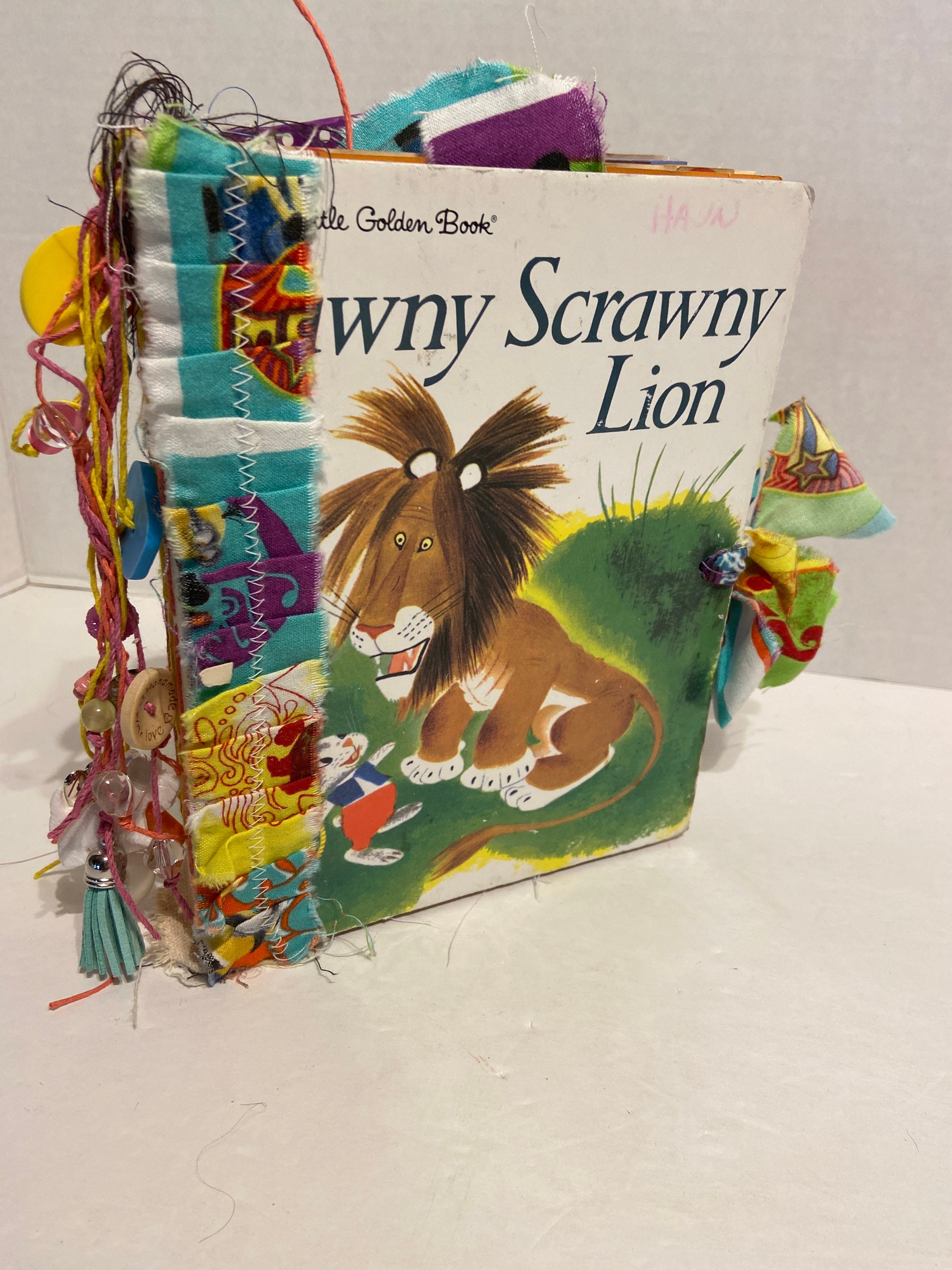 Little Golden Book Tawny Scrawny Lion Journal Album Shower - Etsy