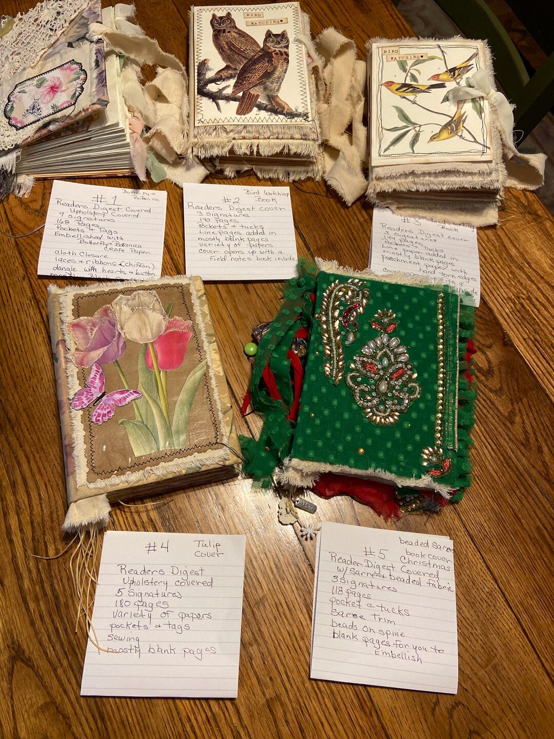 Vintage Altered Readers Digest Covers Made Into Journals Etsy