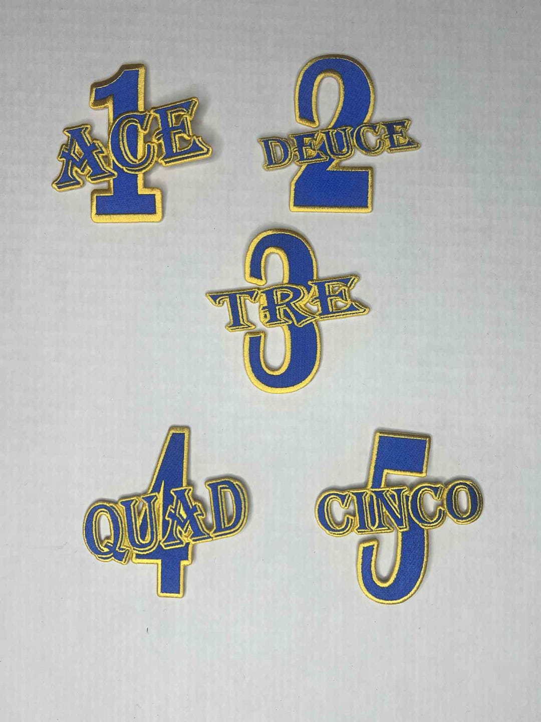 Sigma Gamma Rho | SGRHO | Number Patch | Embroidery | Iron on | Sew on ...
