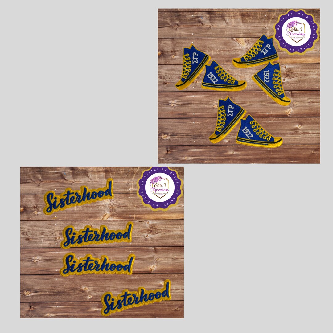 Sigma Gamma Rho | SGRHO | Iron on | Sew on Patches | Embroidered Patch - Etsy