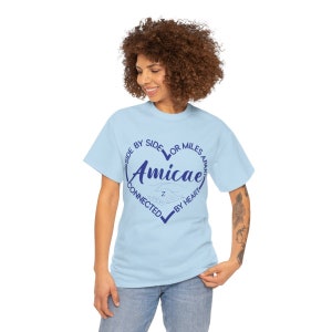 Amicae | Zeta Amicae | Connected Heart | T-shirt - Etsy