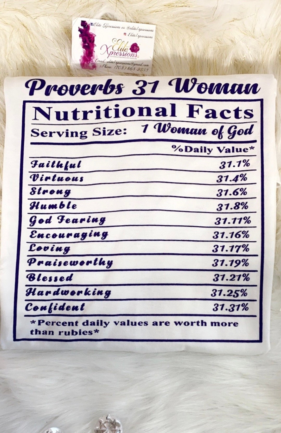 Proverbs 31 Woman (purple Lettering)- Tshirt - Etsy