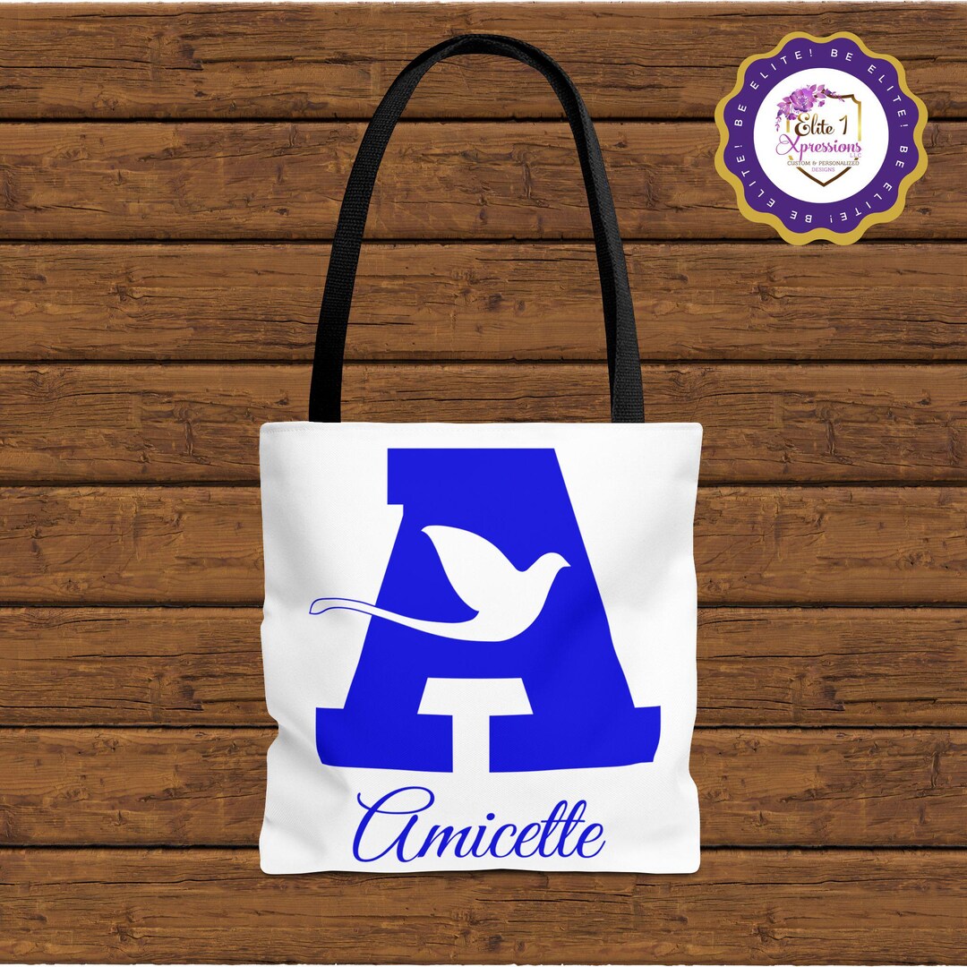 Amicette | Zeta Phi Beta Amicette | White Tote Bag - Etsy