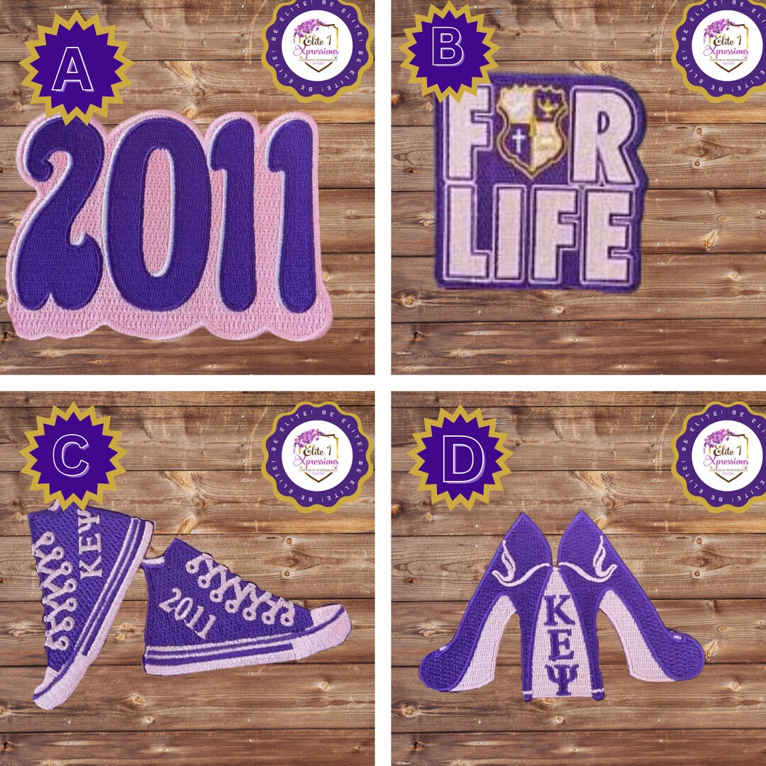 Kappa Epsilon Psi KEΨ Iron On/sew on Patches, Embroidered Patch - Etsy