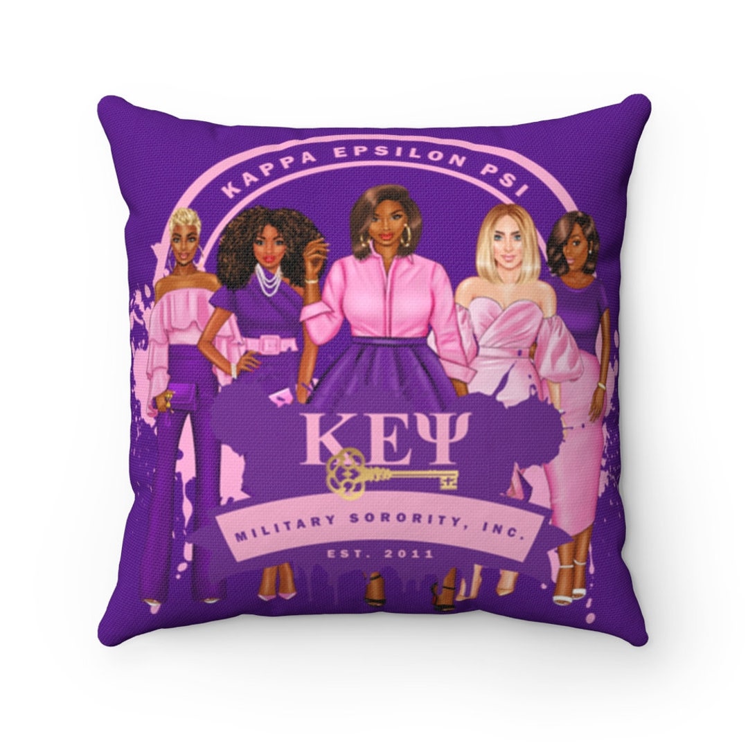 Kappa Epsilon Psi KEΨ Swag Purple Square Pillow - Etsy