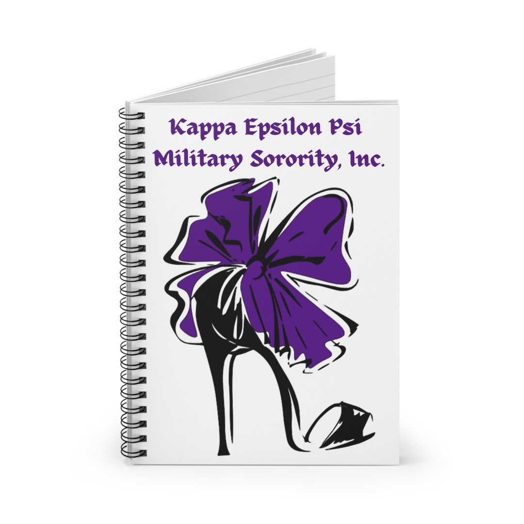 Kappa Epsilon Psi ΚΕΨ purple Spiral Notebook Ruled Line - Etsy