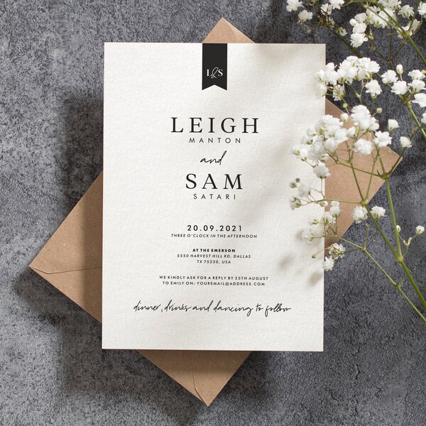 Wedding Invite - Etsy UK