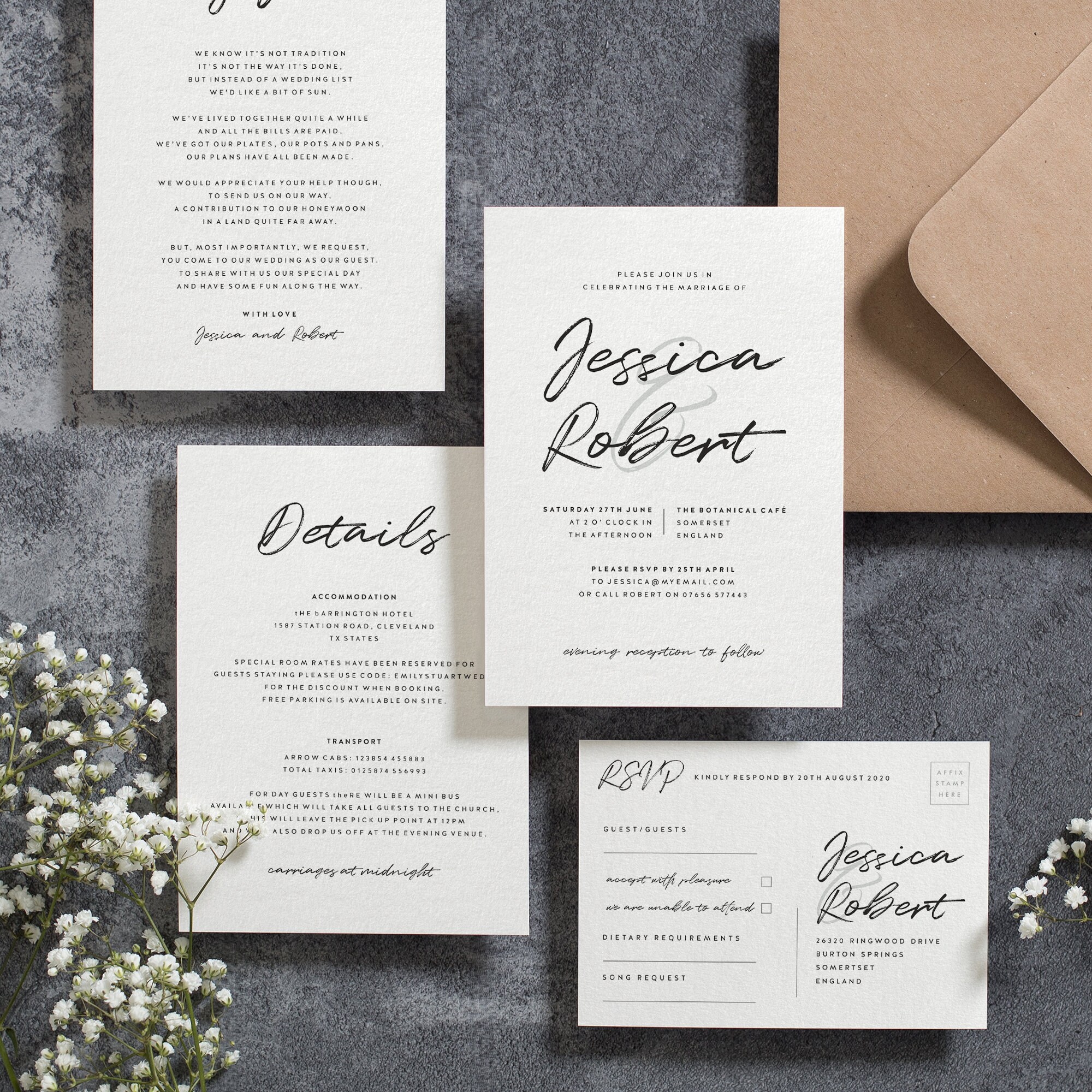 Plain Wedding Card Images