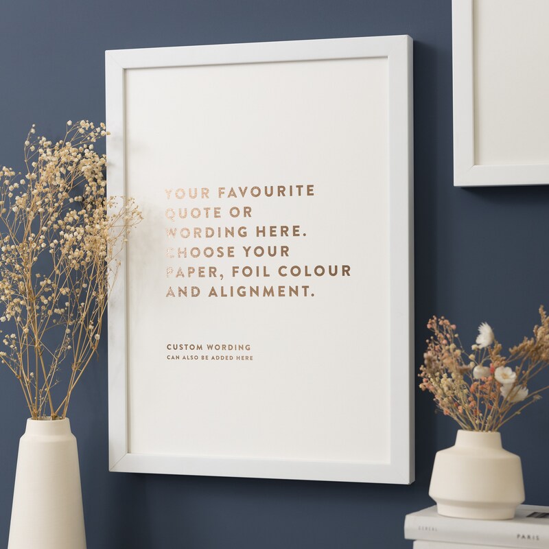 Custom Quote Frame - Etsy