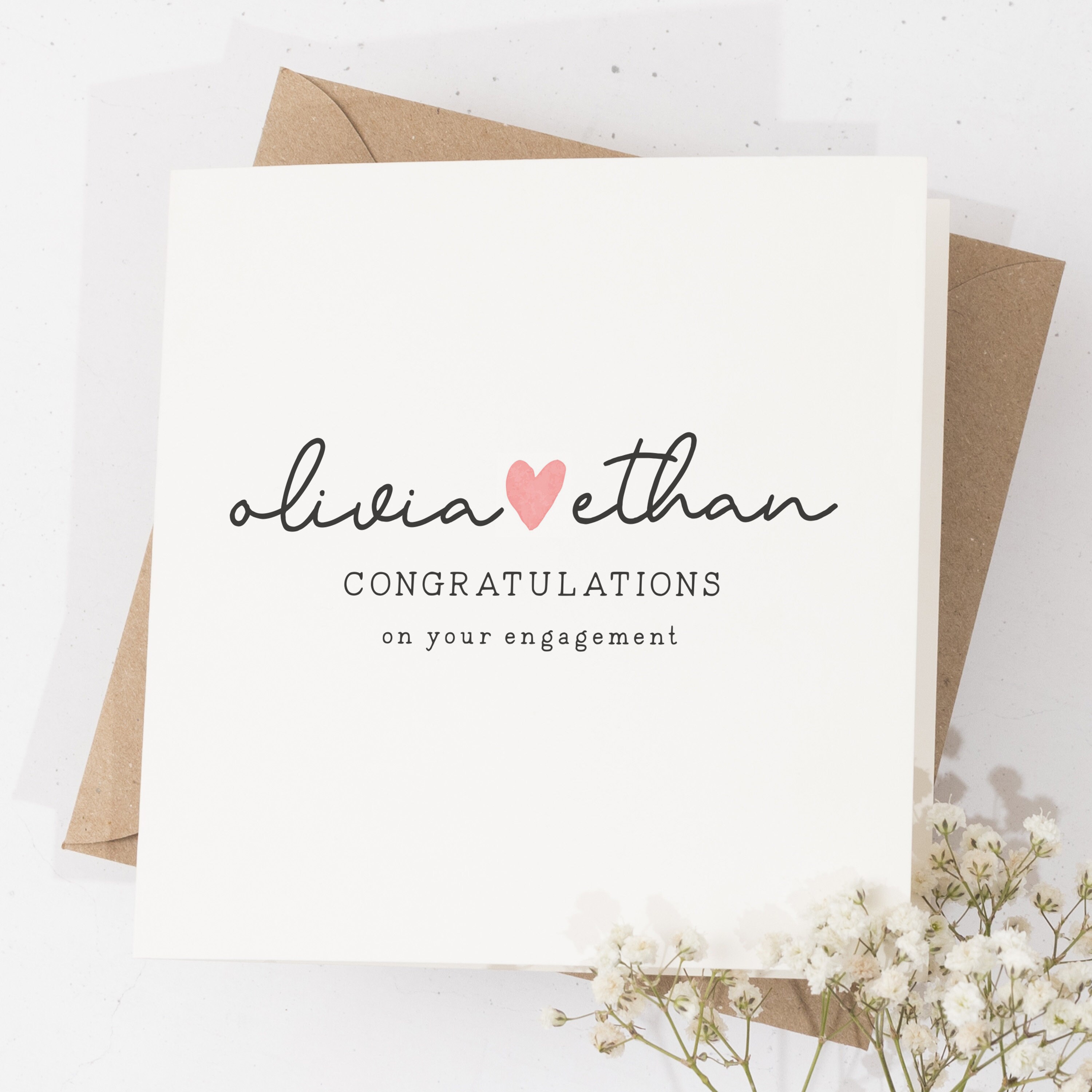 Engagement Congratulations Card