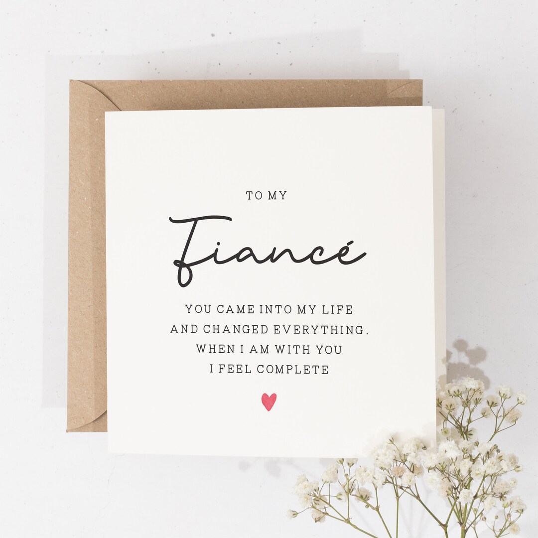 Poem Birthday Card for Fiancé Fiancé Birthday Card Fiance - Etsy Poem Birthday Card for Fiancé Fiancé Birthday Card Fiance - Etsy