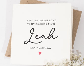 Funny Niece Greeting Card, Niece Birthday Card, Niece Gift, Niece Gifts for Women, Niece Gift ...