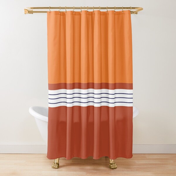 Rust Shower Curtain - Etsy