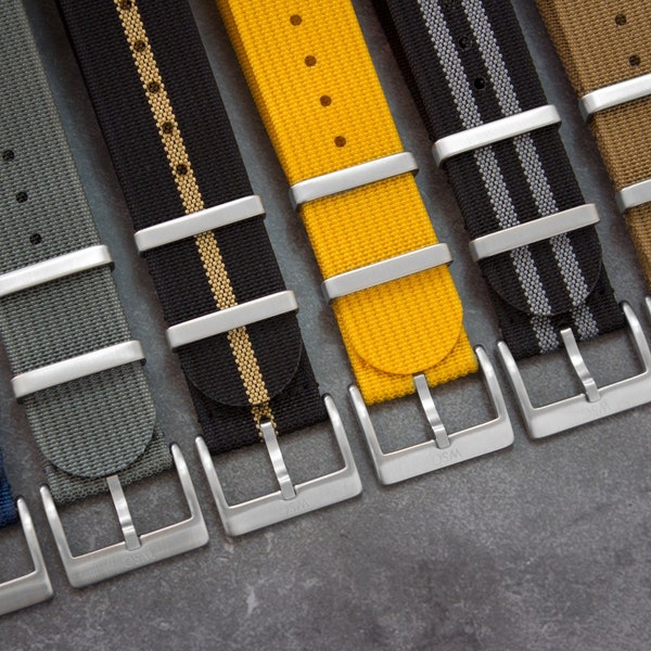 Two Piece Nylon Watch Straps - Etsy