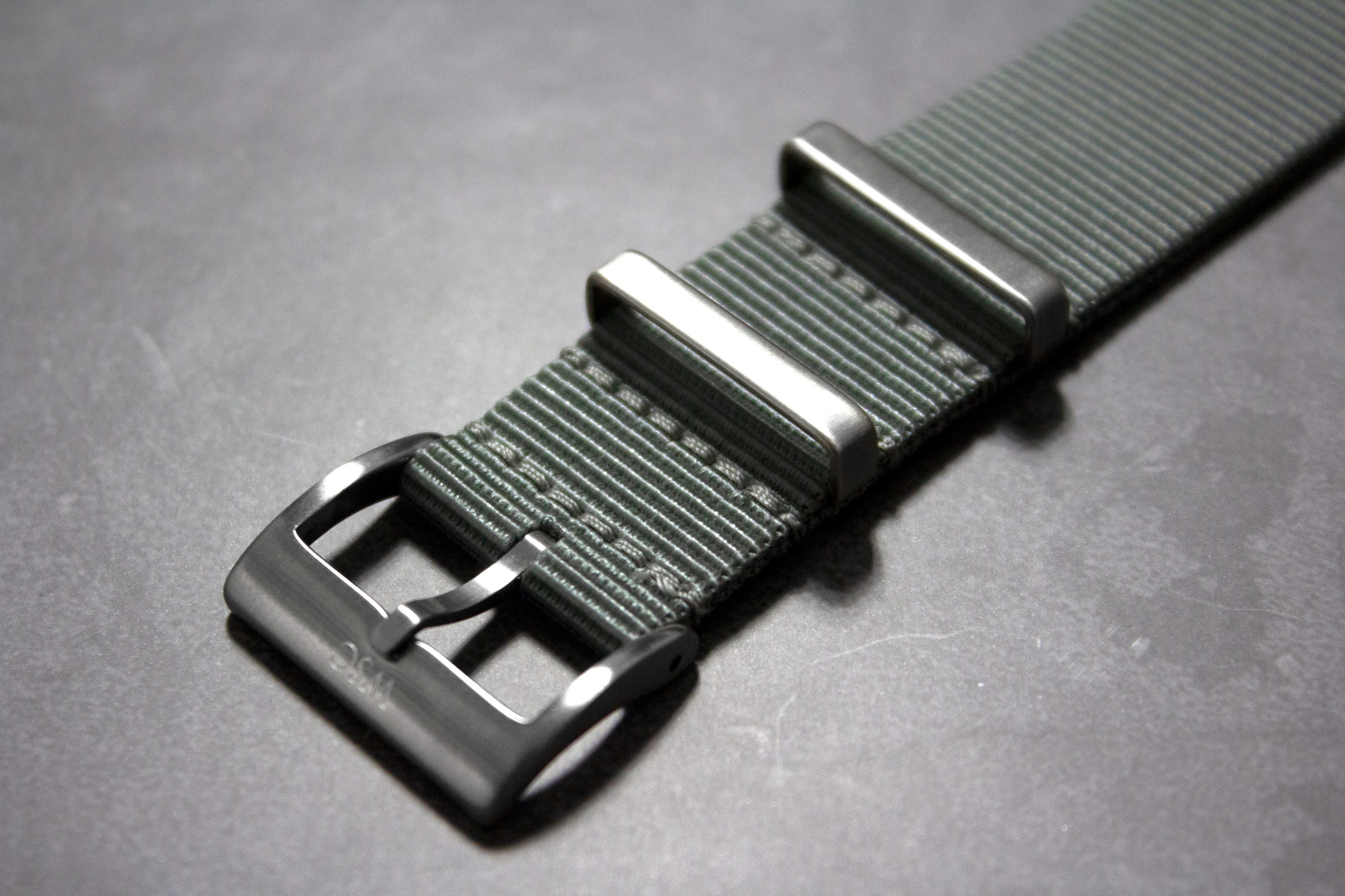 Traditional Storm Grey Tubular Watch Strap Grey 20mm & 22mm - Etsy