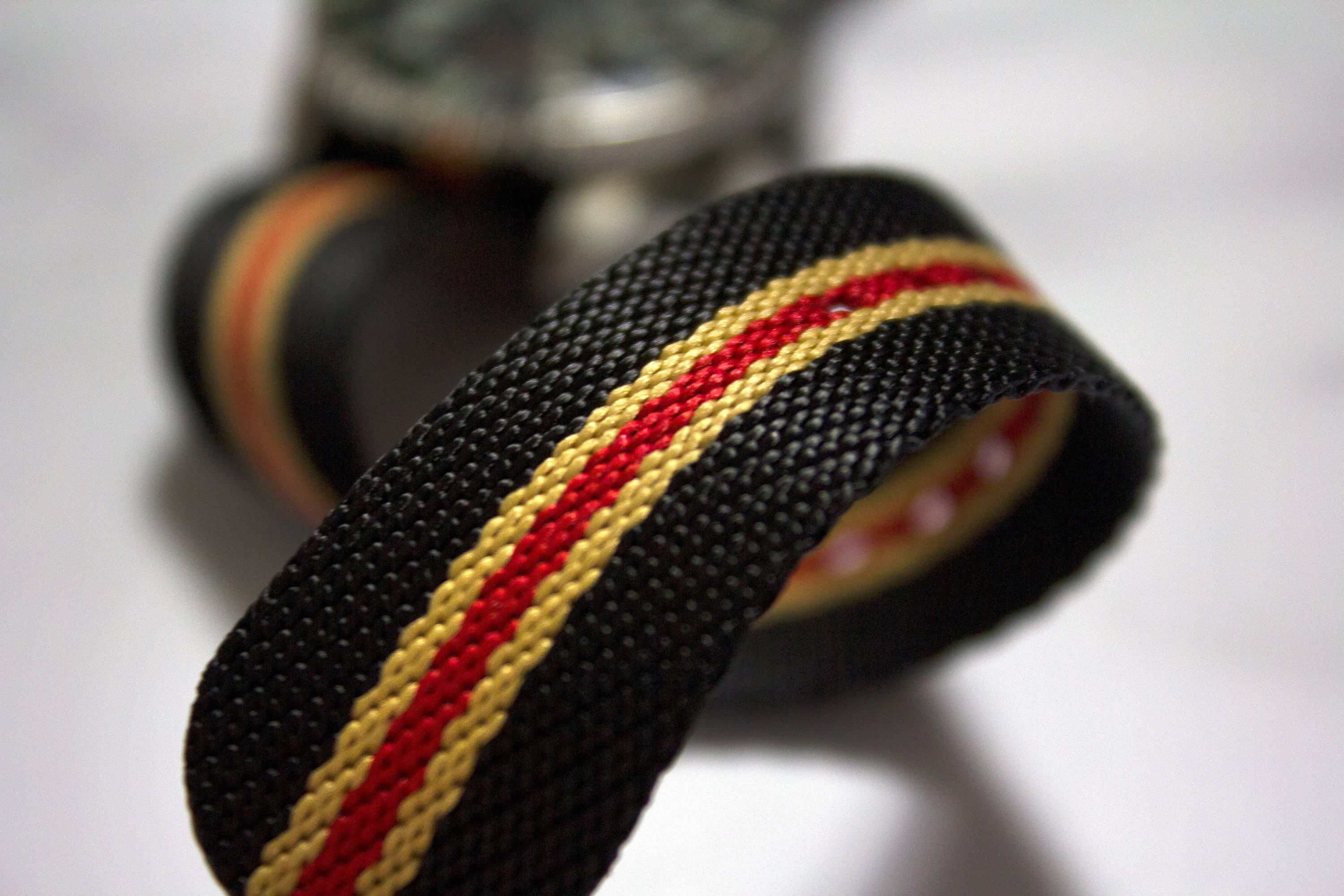 Heritage Tudor Twill One-piece Single Pass Watch Strap Black - Etsy