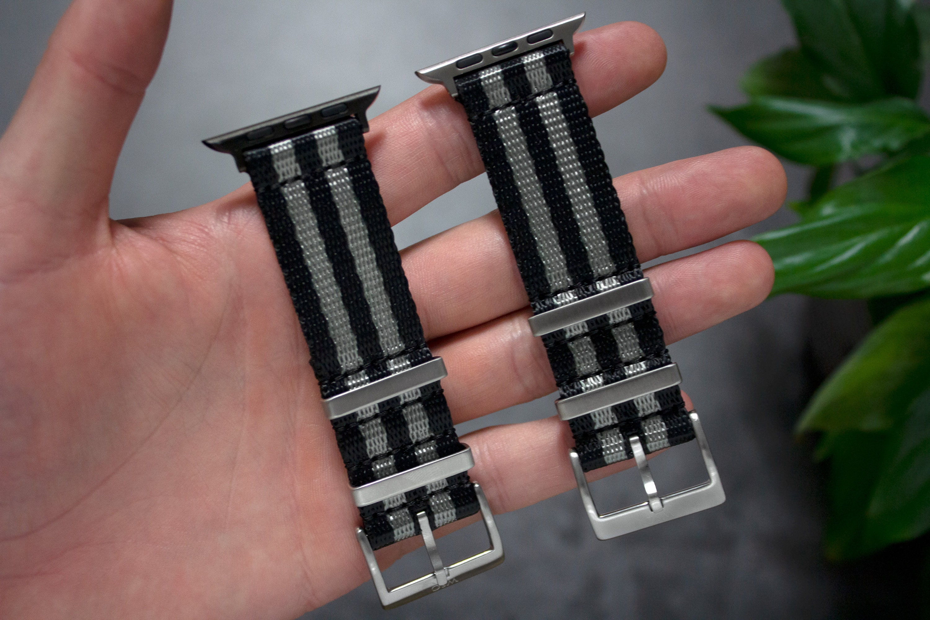 Bond Spectre Light Apple Watch Strap, Black & Grey - Etsy