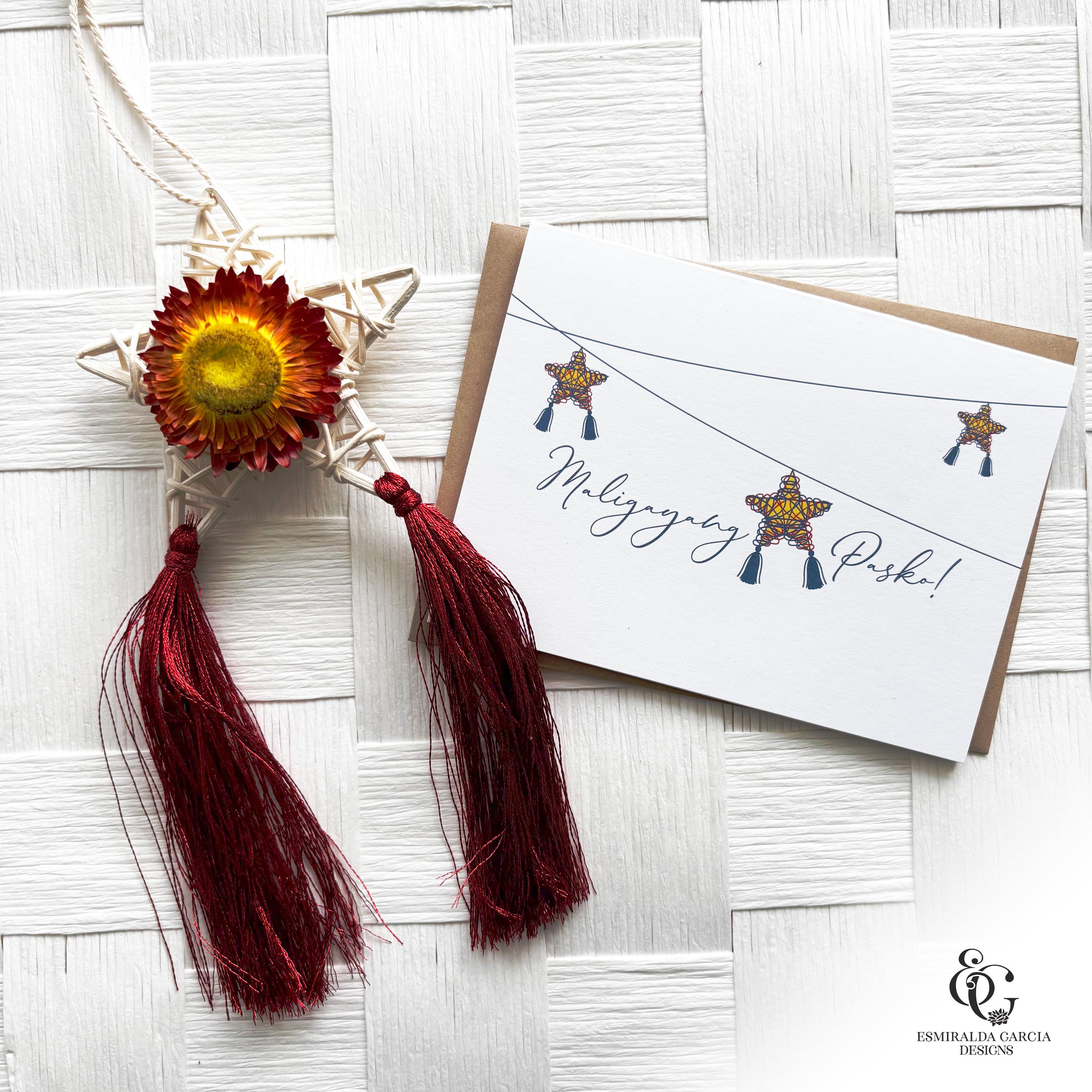 Filipino Christmas Parol Cards | Maligayang Pasko, Set of 10 - Etsy