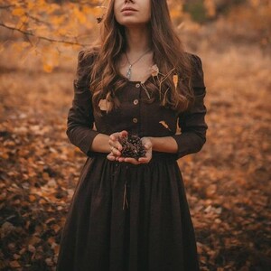 Brown Demelza Dress - Etsy