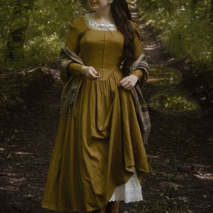 Mustard Demelza Dress - Etsy