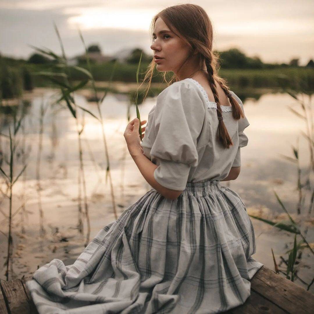 Claire Check SKIRT - Etsy