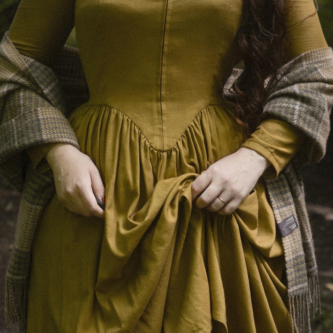 Mustard Demelza Dress - Etsy