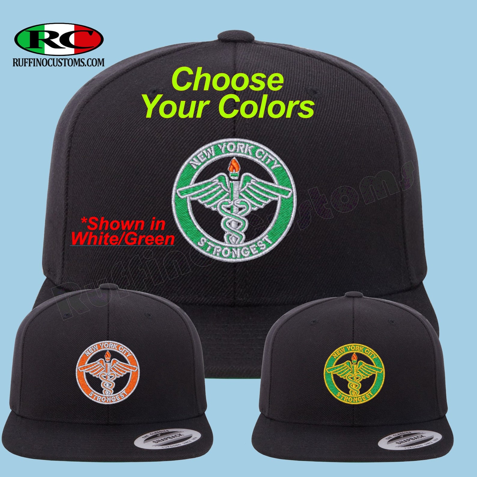 DSNY Custom Embroidered NYC Sanitation logo Snapback Hat New | Etsy